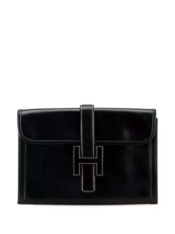 Hermès 1995 Box Calf Jige 29 Clutch