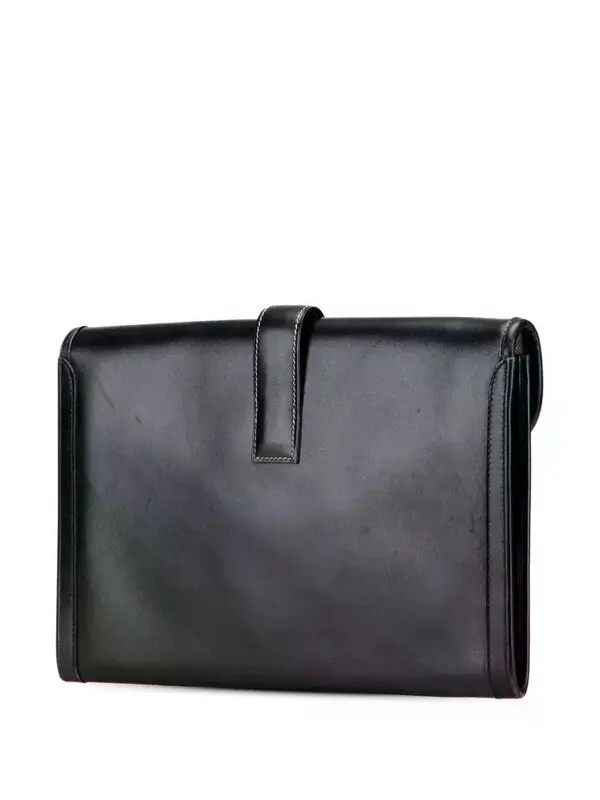 Hermès 1995 Box Calf Jige 29 Clutch