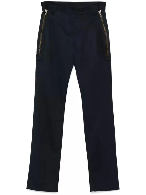 Gianfranco Ferre 1990s Twill Weave Straight-leg Trousers