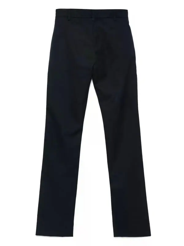 Gianfranco Ferre 1990s Twill Weave Straight-leg Trousers
