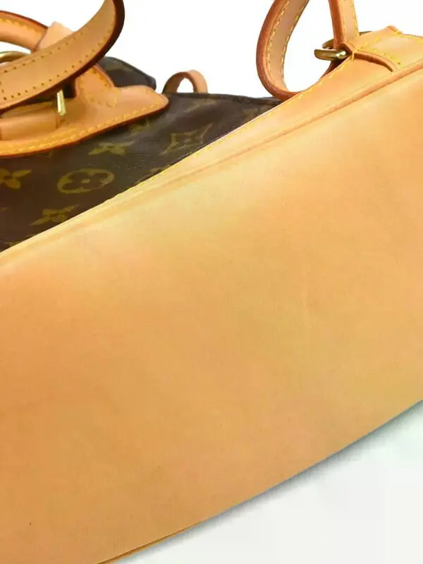 LOUIS VUITTON 1997 Monogram Montsouris Mini Backpack - Brown