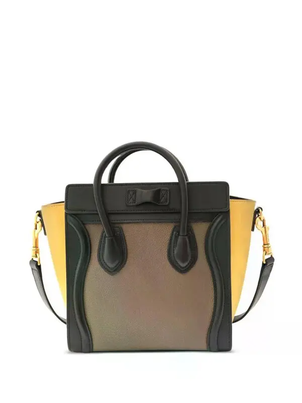 Celine Micro Luggage Tote Bag - Brown