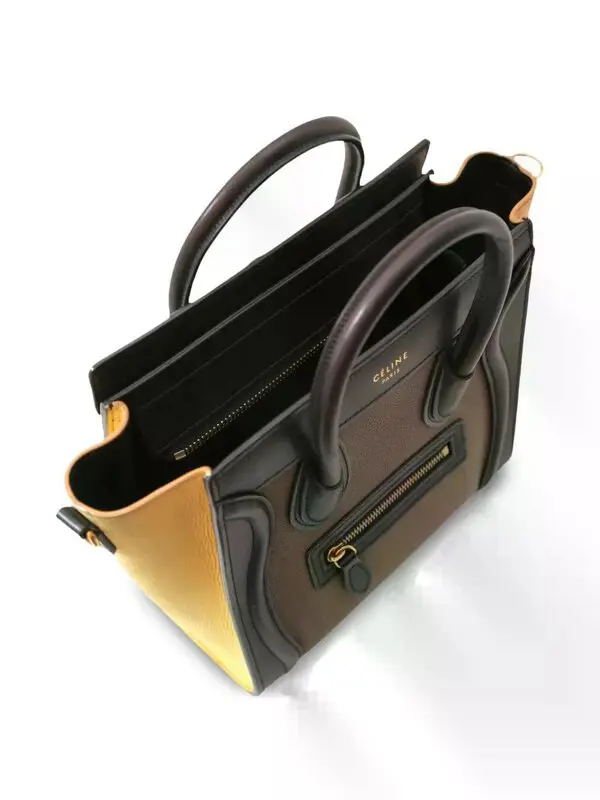 Celine Micro Luggage Tote Bag - Brown