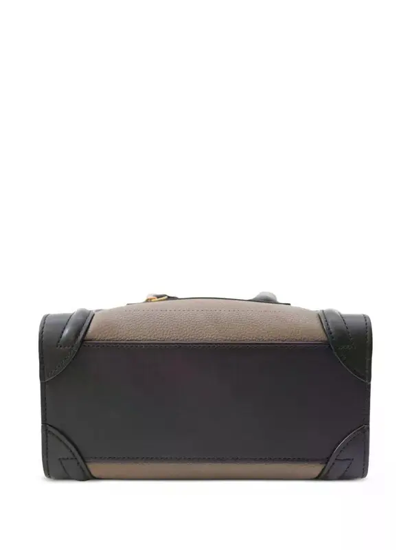 Celine Micro Luggage Tote Bag - Brown