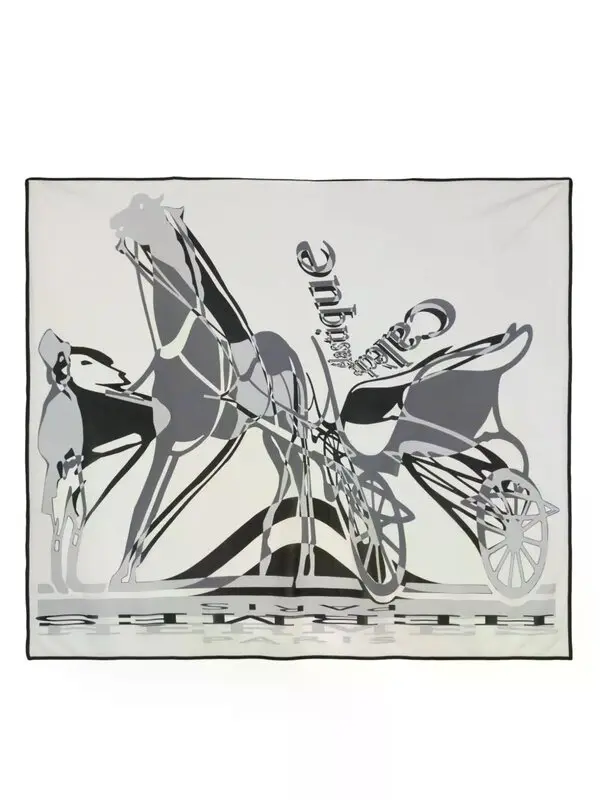 Hermès 2020s Caleche Elastique Scarf - Black