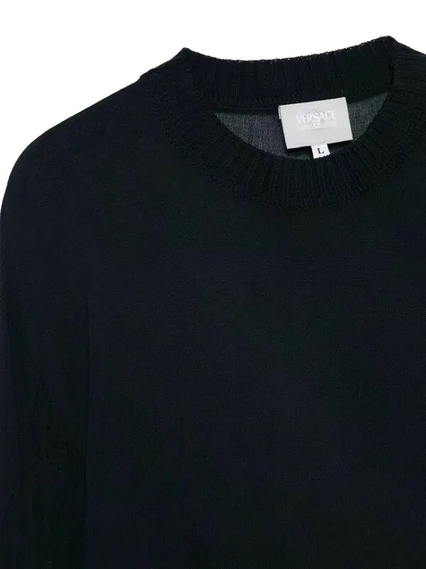 Versace 2000s Cable Knit Sweater