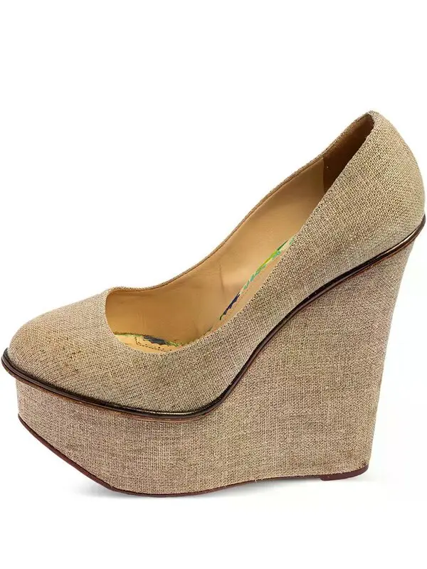 CHARLOTTE OLYMPIA Carmen Platform Wedge Pumps