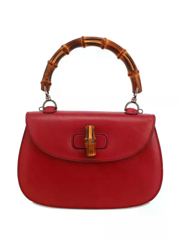 Gucci Bamboo Tote - Red