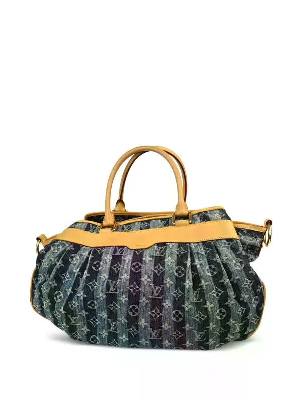 LOUIS VUITTON 2006 Cabas Raye Gm Tote Bag