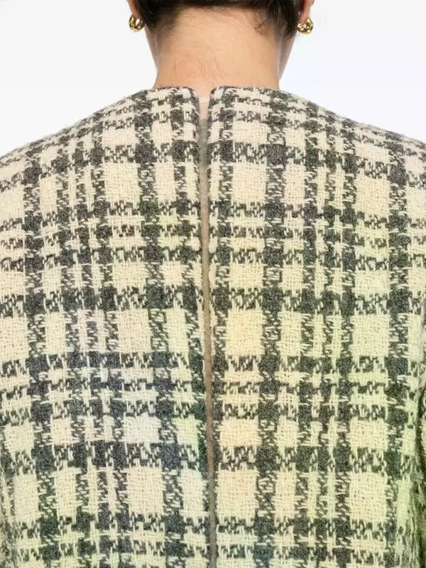Comme Des Garçons 1997 Check-pattern Tweed Jacket