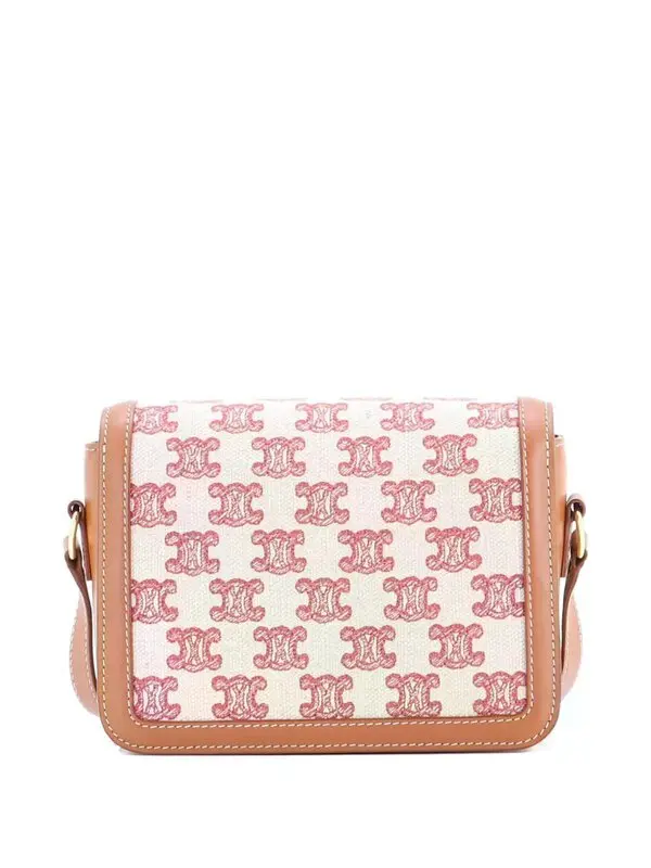 Celine Triomphe Canvas Medium Shoulder Bag - Neutrals