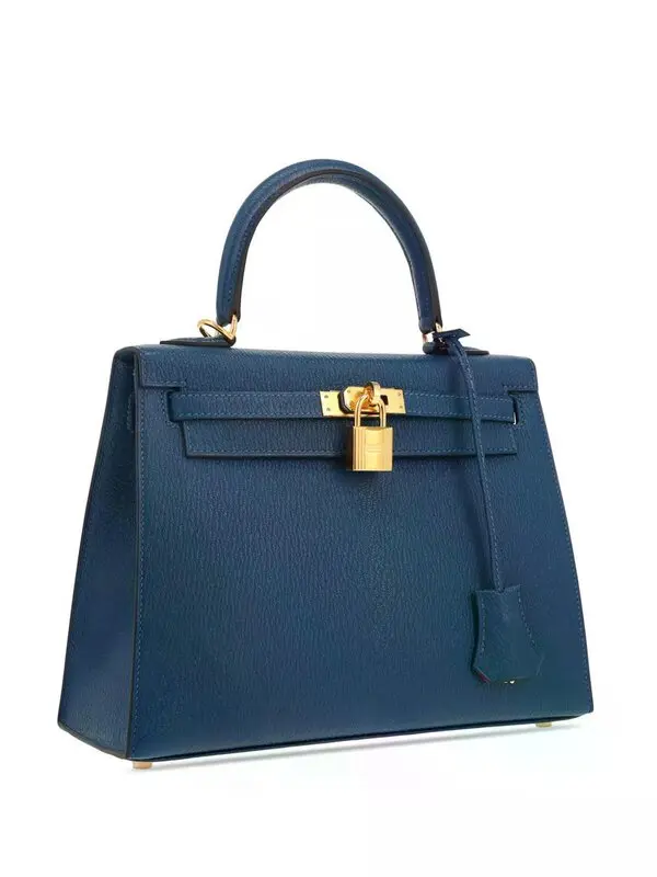 Hermès 2024 Kelly Handbag - Blue