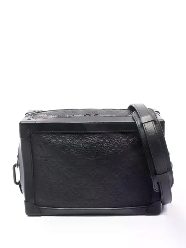LOUIS VUITTON 2019 Soft Trunk Monogram Shoulder Bag - Black