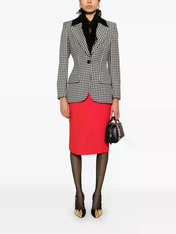Givenchy 1990s Check-pattern Blazer