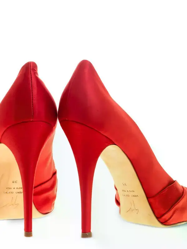 GIUSEPPE ZANOTTI 110mm Satin Pumps
