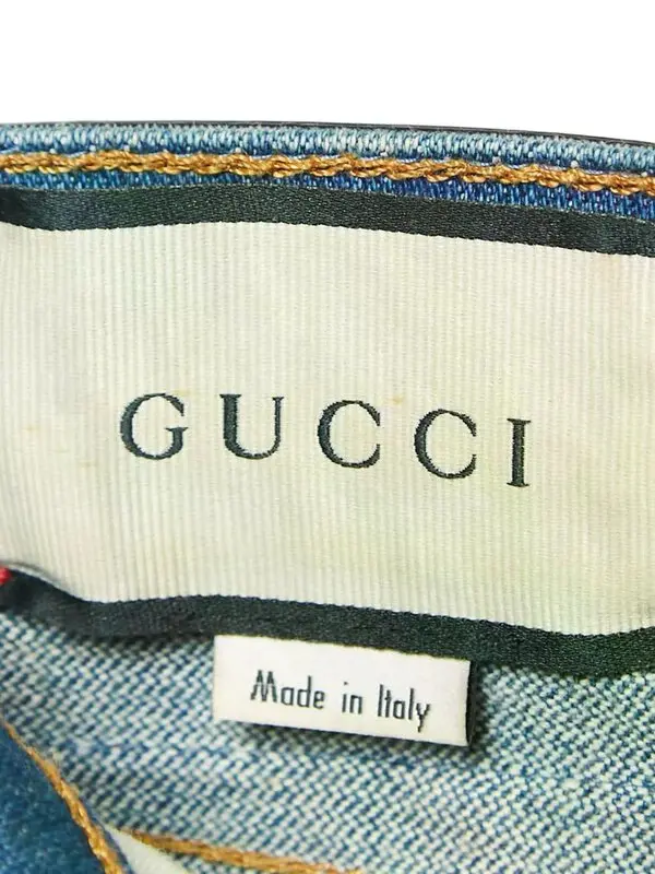 Gucci Logo-patch Flared Jeans