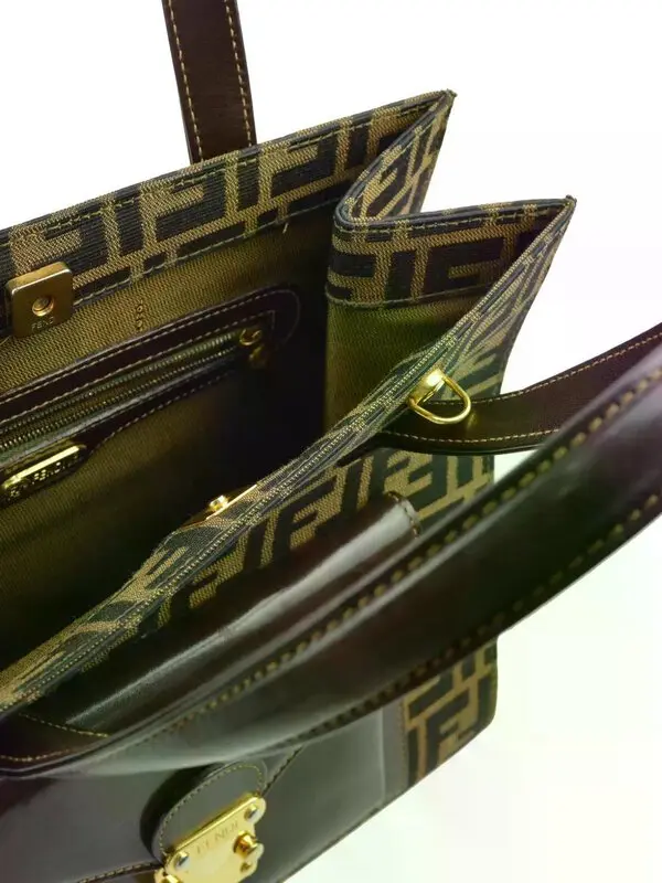 Fendi 1990-2000s Zucca Two-way Handbag