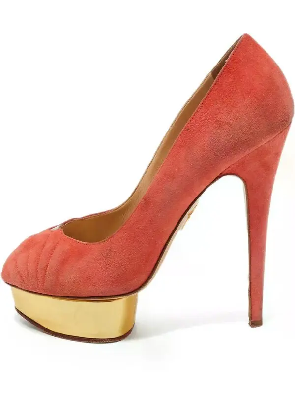 CHARLOTTE OLYMPIA 155mm Peep-toe Platform Pumps - Pink