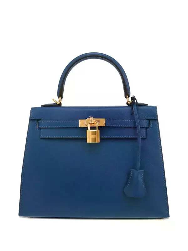 Hermès Kelly 25 Two-way Handbag - Blue