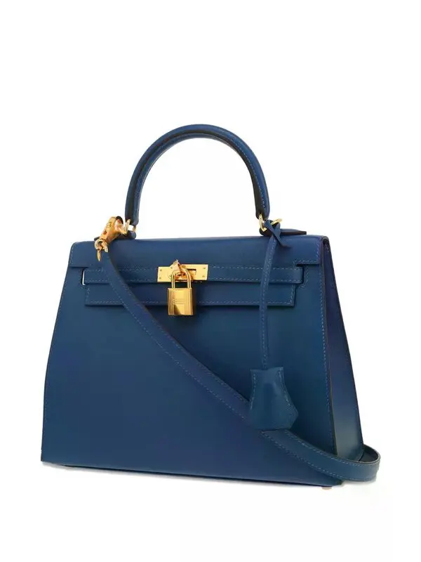 Hermès Kelly 25 Two-way Handbag - Blue