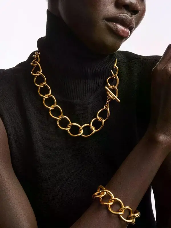 MONET 1980s Rolo-chain Necklace