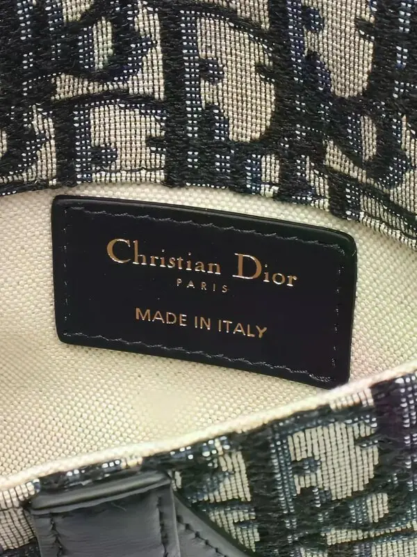 Dior Oblique Saddle Belt Bag - Blue