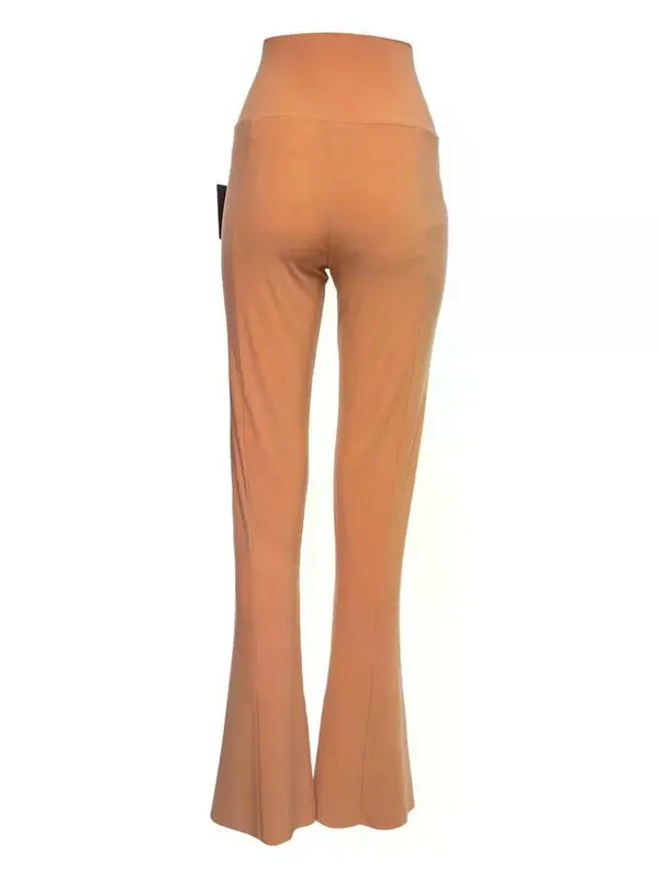 Norma Kamali High-waisted Flare Leg Trousers