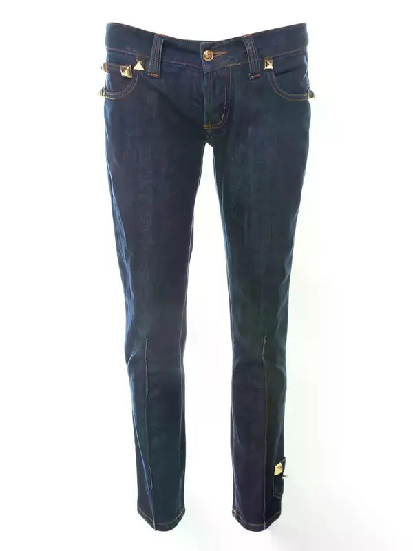 Philipp Plein Stud Embellished Jeans