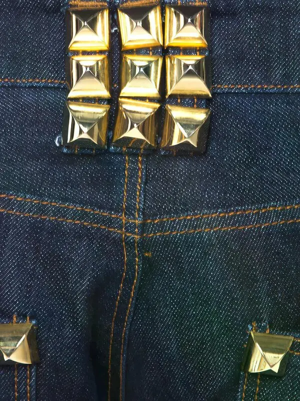 Philipp Plein Stud Embellished Jeans