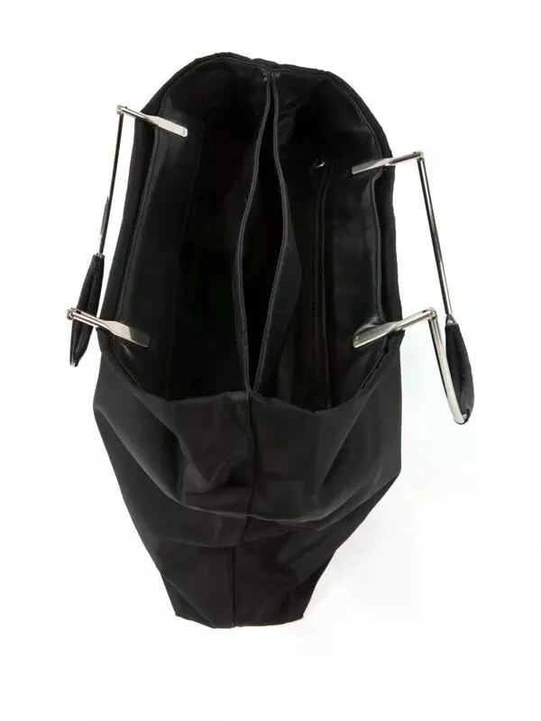 Prada 2010s Triangle-logo Tote Bag