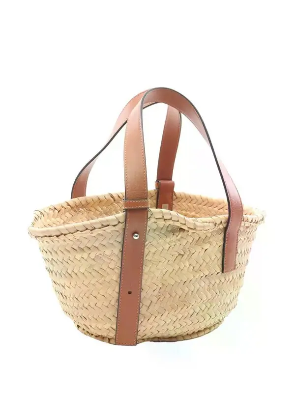 Loewe X Studio Ghibli My Neighbor Totoro Raffia Basket Tote Bag