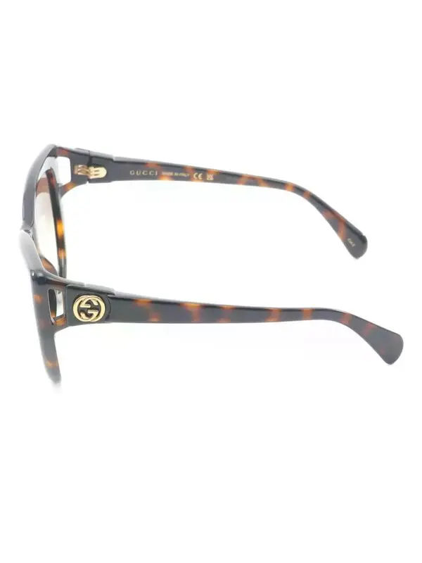 Gucci 20s Tortoiseshell Cat-eye Sunglasses