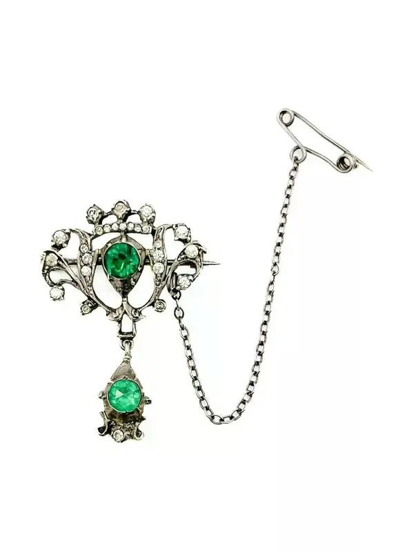 JENNIFER GIBSON JEWELLERY 1900s Austro-hungarian Brooch - Silver