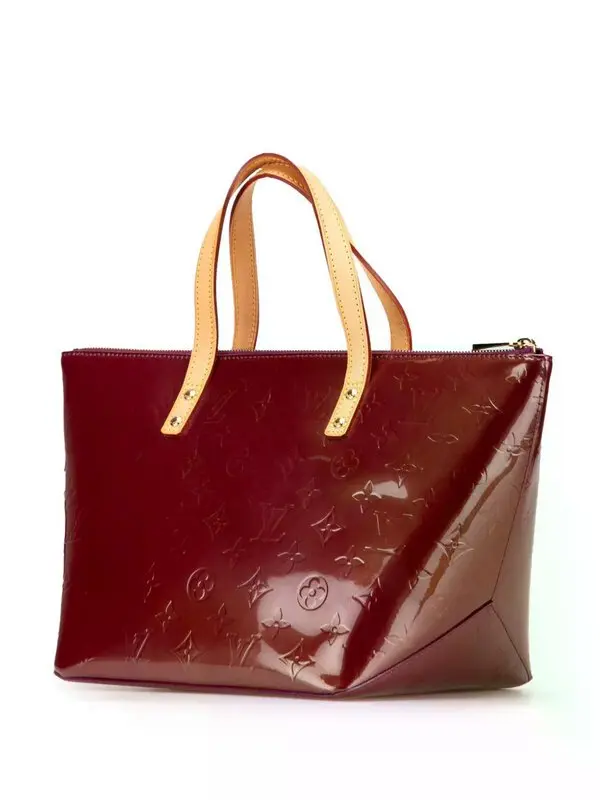 LOUIS VUITTON Monogram Vernis Bellevue Pm Tote Bag - Red