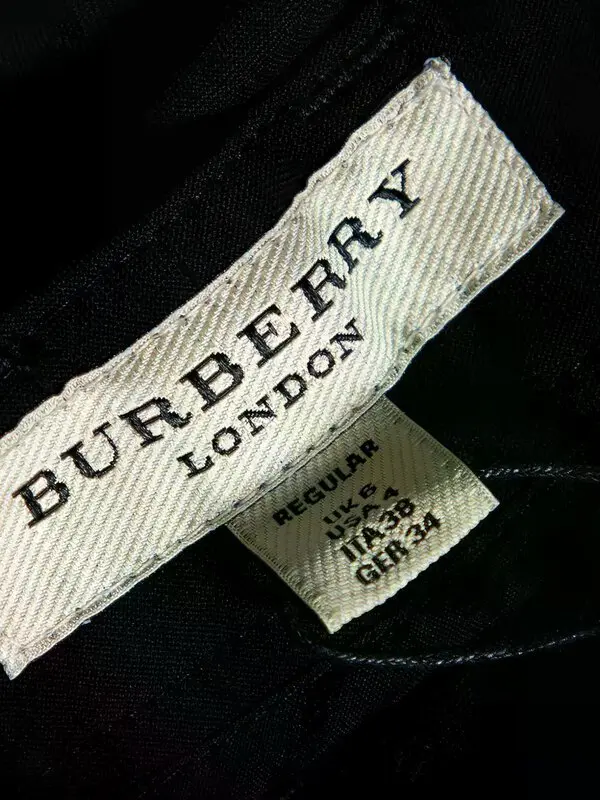 Burberry Wool Blend Straight-leg Trousers