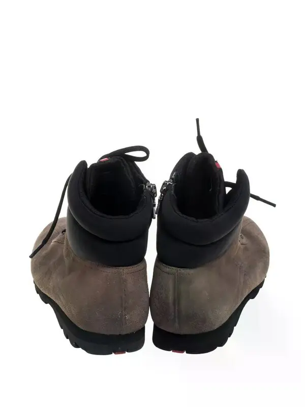 Prada Suede Lace-up Boots