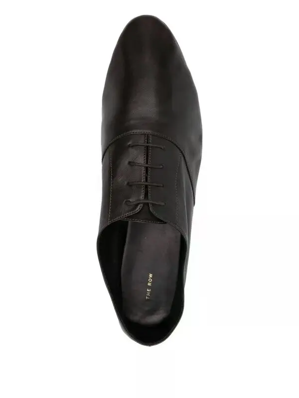THE ROW Awar Lace-up Leather Oxfords