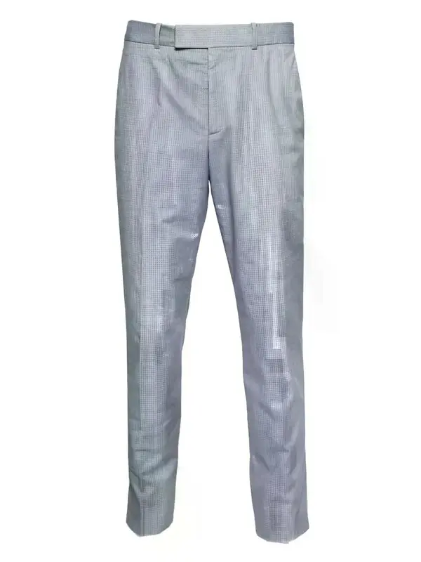 Alexander McQueen Checked-pattern Trousers