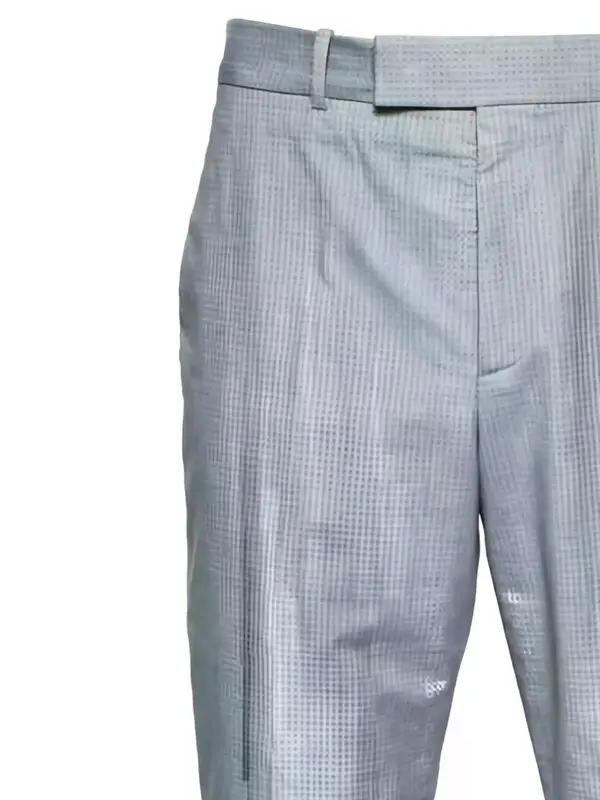 Alexander McQueen Checked-pattern Trousers