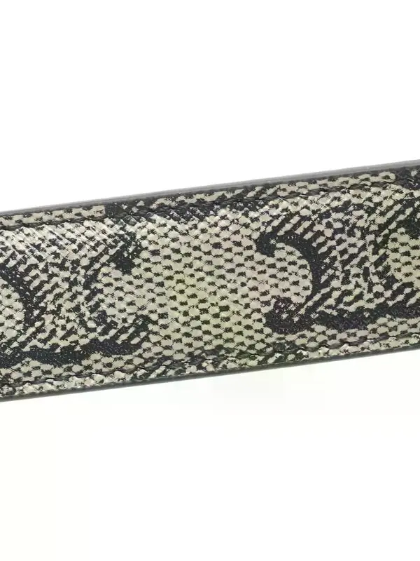 Celine 2000s Triomphe Buckle Belt
