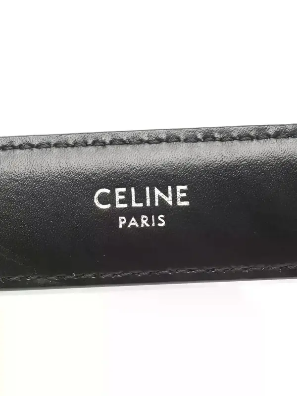 Celine 2000s Triomphe Buckle Belt