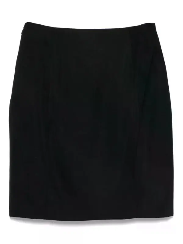 Versace 2000s Wool Mini Skirt