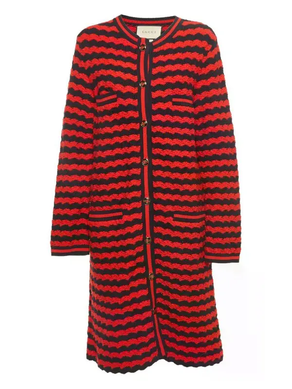 Gucci Striped Knit Cardigan