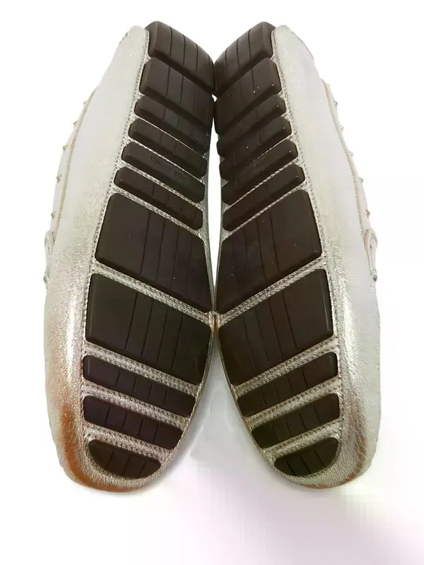 LOUIS VUITTON Metallic Loafers