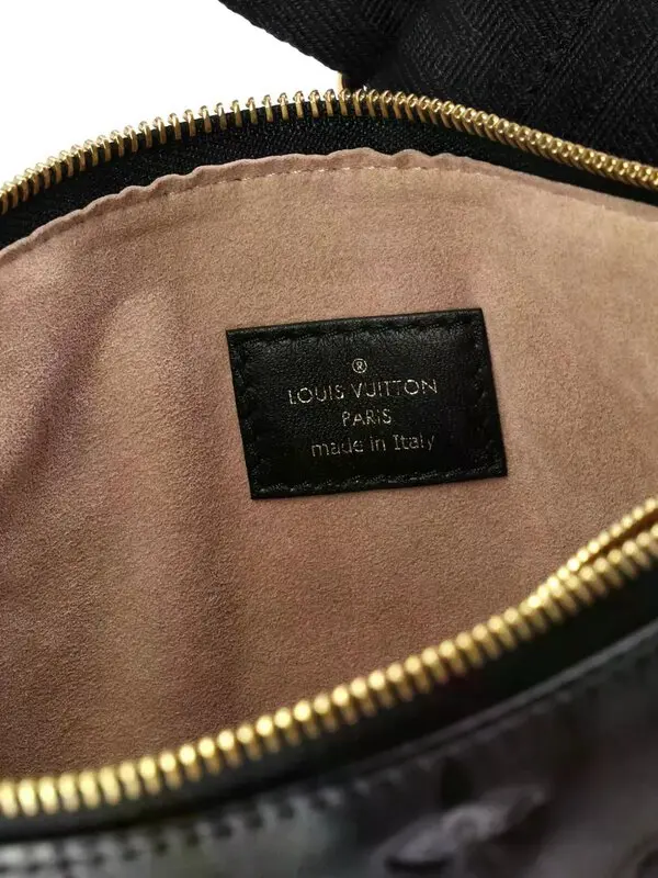 LOUIS VUITTON Coussin Pm Crossbody Bag Monogram Embossed Lambskin - Black