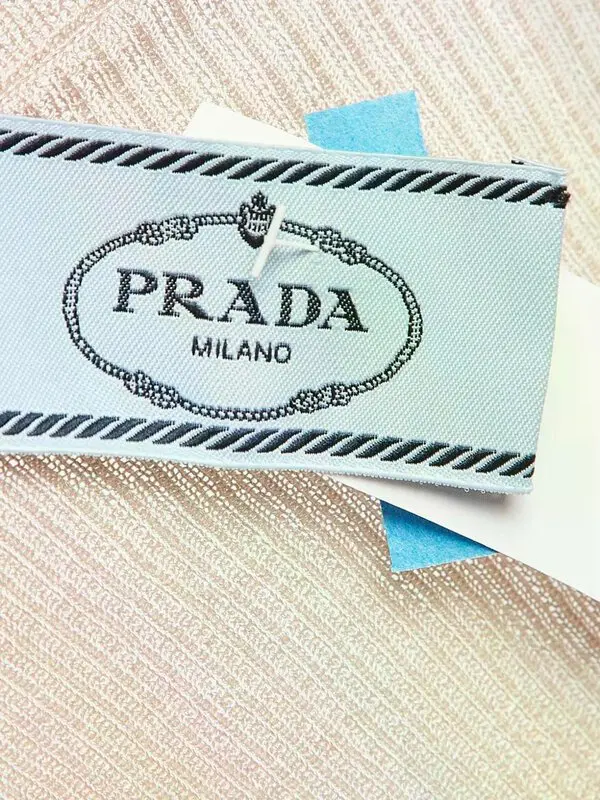 Prada Ribbed Sleeveless Top