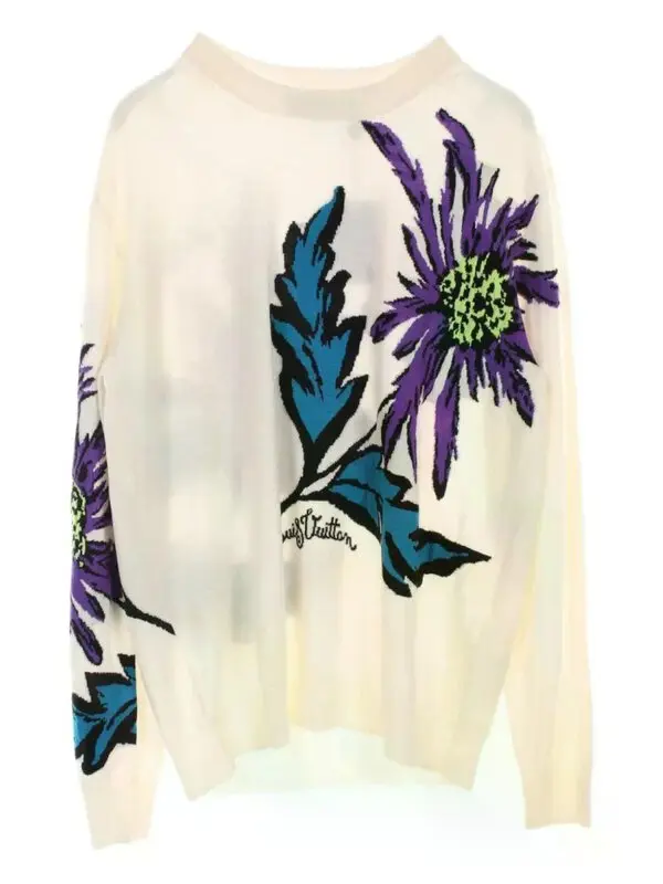LOUIS VUITTON 2010 Thistle-knit Jumper - Neutrals