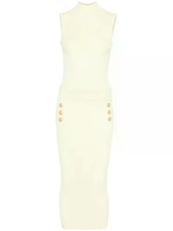 Balmain Knitted Midi Dress