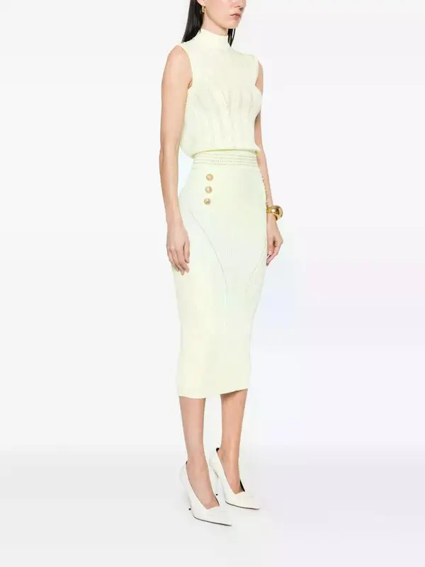 Balmain Knitted Midi Dress