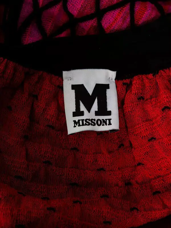 Missoni Diamond-pattern Open-shoulder Top